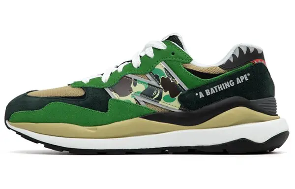 NEW BALANCE X A Bathing Ape 57/40 Sneakers - Green