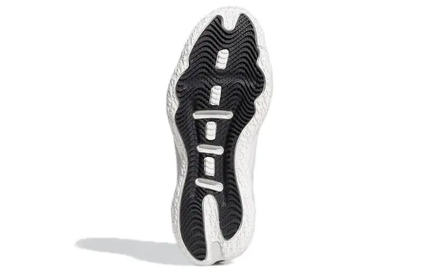 Adidas Dame "dame Time" High Top Sneakers - White/black/red