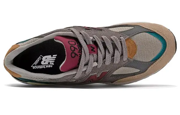 NEW BALANCE 990v2 Made In Usa Sneakers - Khaki/gray/green