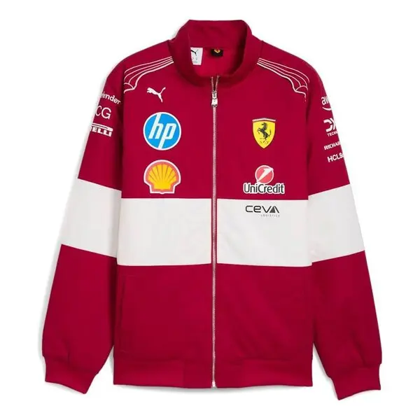 PUMA X Scuderia Ferrari Racing Jacket - Dark Cherry