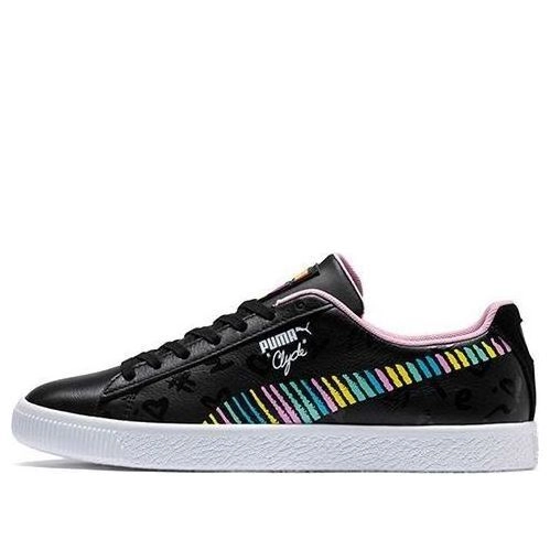 PUMA Bradley Theodore X Clyde " Prism Pink" Low Top Sneakers - Black