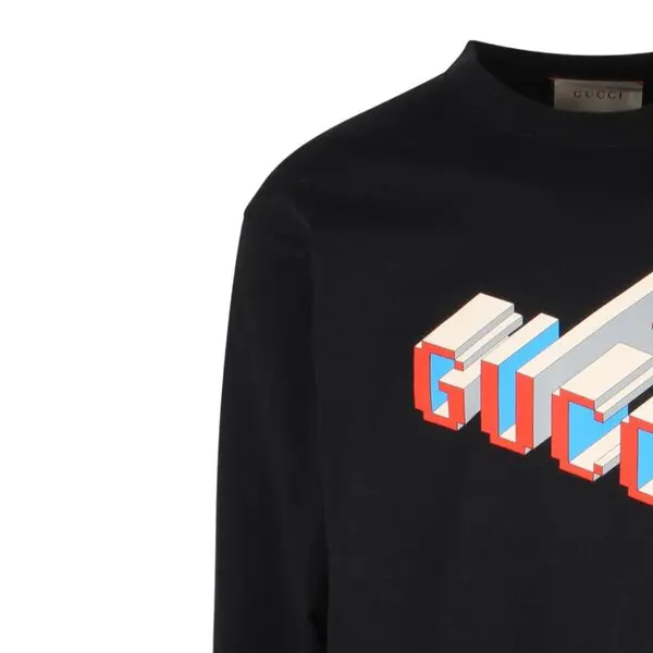 Gucci Cotton Jersey Long Sleeve T-shirt