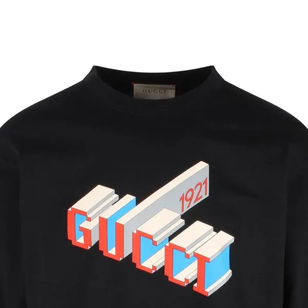 Gucci Cotton Jersey Long Sleeve T-shirt
