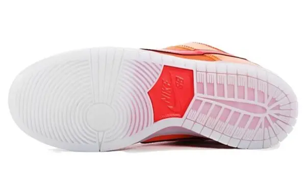 Nike Dunk Low Pro "fire & Ice" Sneakers - Orange