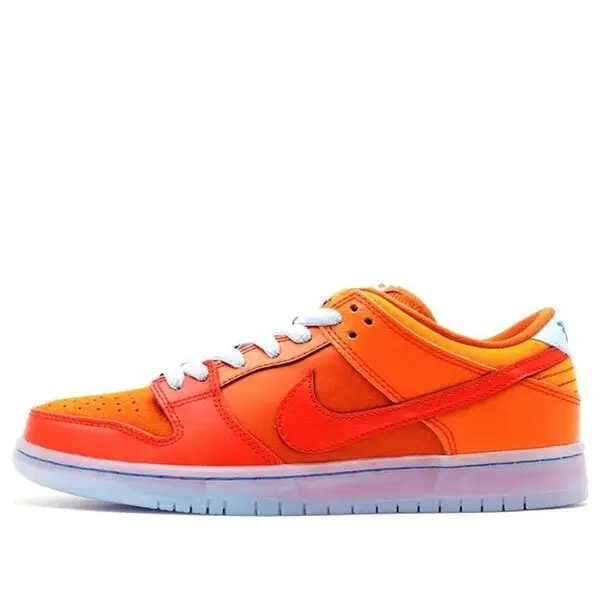 Nike Dunk Low Pro "fire & Ice" Sneakers - Orange