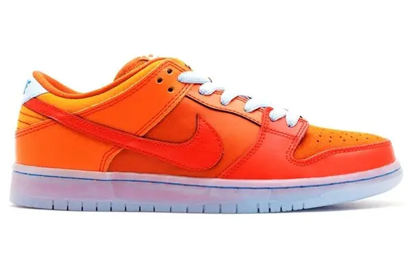 Nike Dunk Low Pro "fire & Ice" Sneakers - Orange