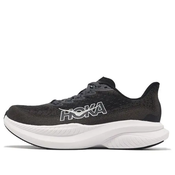 Hoka One One Mach Wide Athletic Sneakers - Black/white