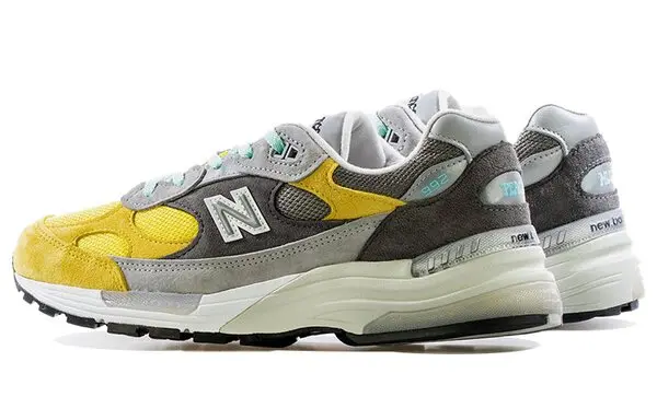 NEW BALANCE 992 Made In Usa 'grey Yellow - Grey/yellow
