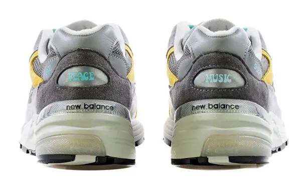 NEW BALANCE 992 Made In Usa 'grey Yellow - Grey/yellow