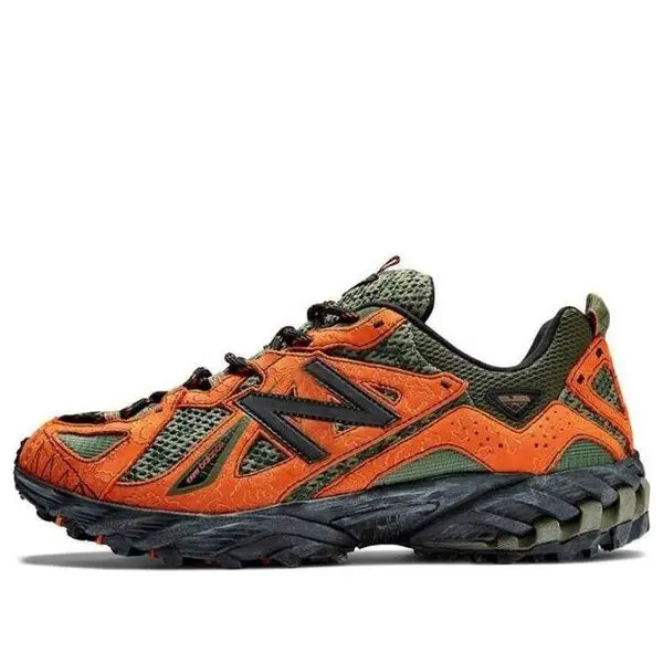 NEW BALANCE X Joe Freshgoods 610 "lil' Swamps" Sneakers - Orange/green