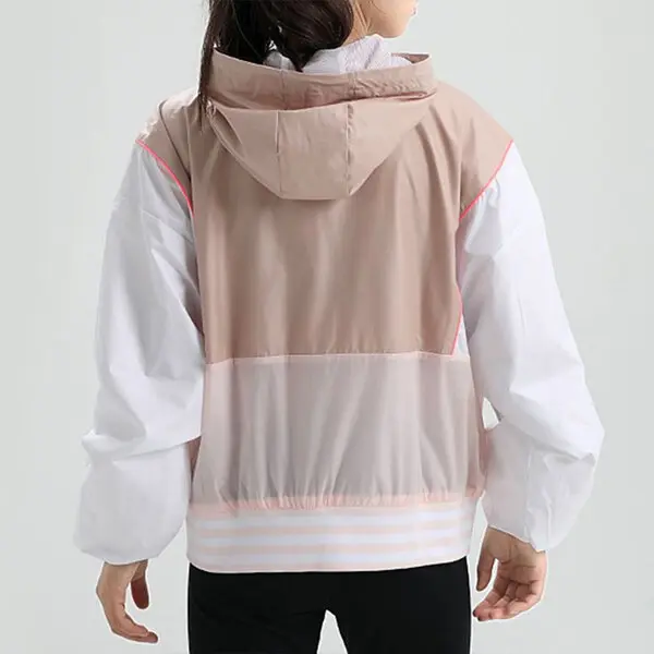 Adidas Neo Must Haves Block Colorblock Logo Windproof Jacket