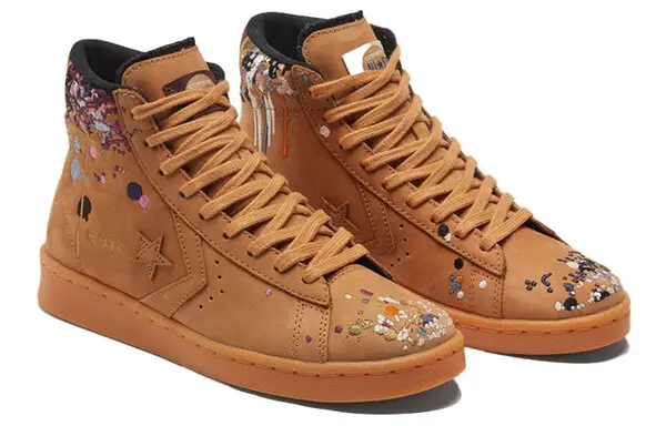 CONVERSE Bandulu X Pro Leather High 'paint Splatter Flux