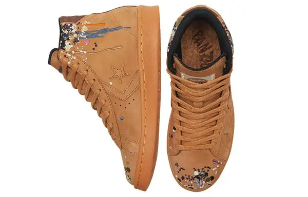 CONVERSE Bandulu X Pro Leather High 'paint Splatter Flux