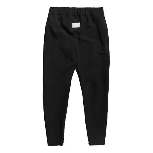 Nike X Fear Of God Crossover Solid Color Slim Fit Sports Pants - Black