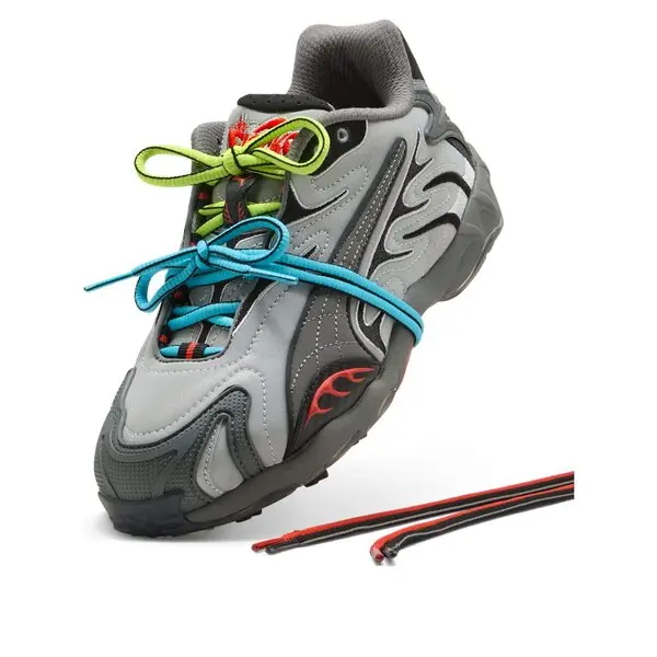PUMA X A$ap Rocky Inhale Sneakers - Silver/black/red