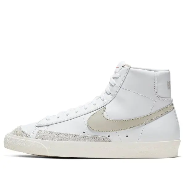 Nike Blazer Mid 77 High Top Sneakers - White/grey