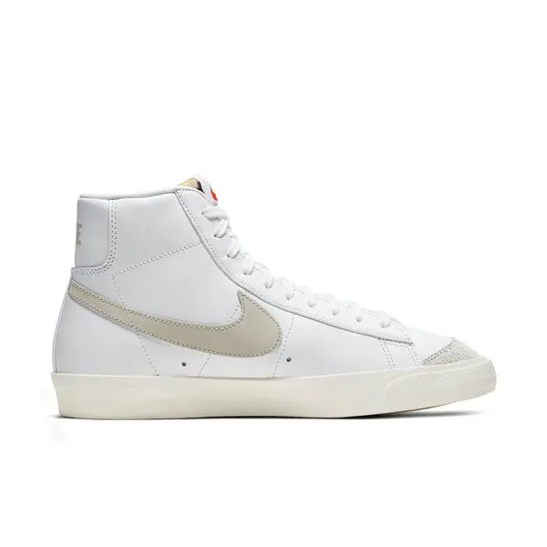 Nike Blazer Mid 77 High Top Sneakers - White/grey