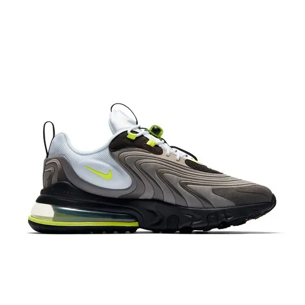 Nike Max 270 React Eng "neon 95" Sneakers - Grey