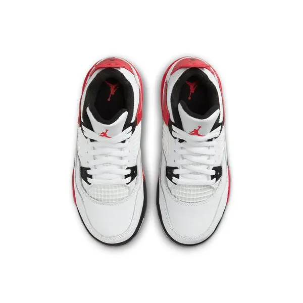 JORDAN Air 4 Retro 'red Cement - White/fire Red/black