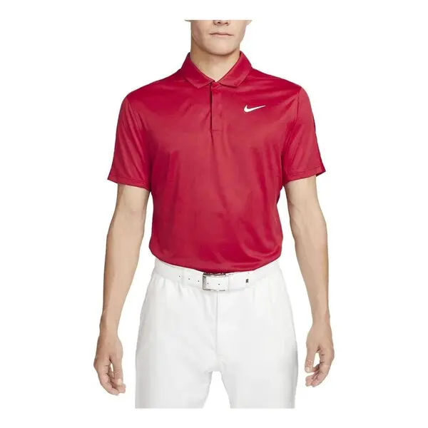 Nike Tiger Woods Dri-fit Adv Golf Polo Shirt 'red - Red/multi-color