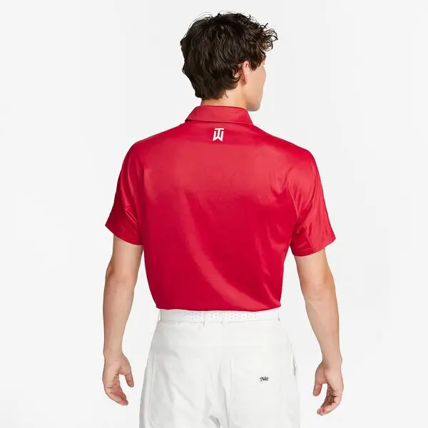 Nike Tiger Woods Dri-fit Adv Golf Polo Shirt 'red - Red/multi-color