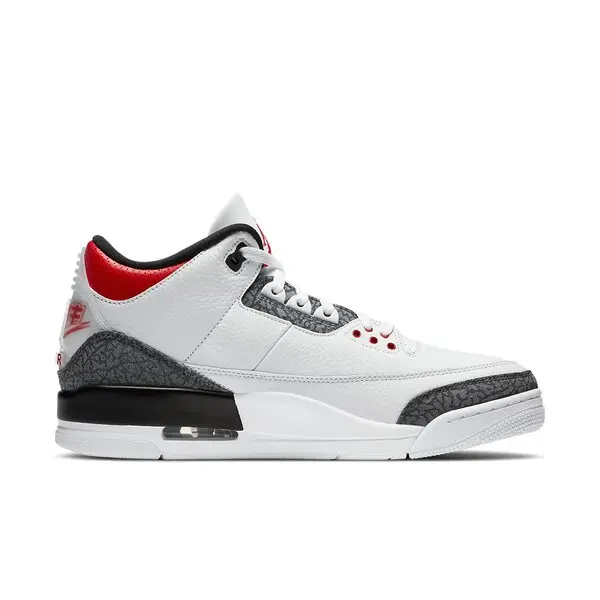 JORDAN Air 3 Se-t "fire Red" Japan Exclusive Sneakers - White/fire Red/black