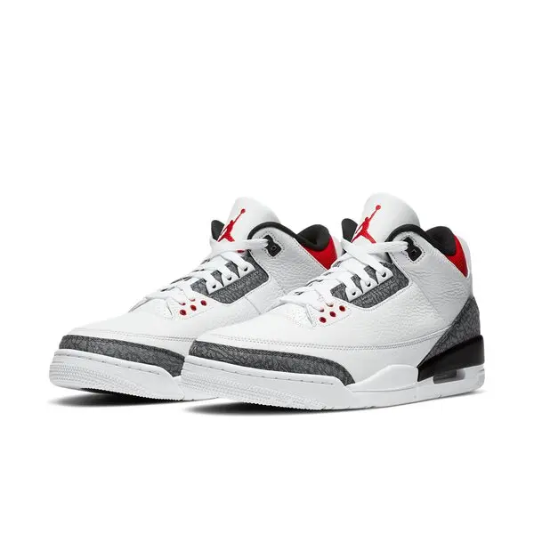 JORDAN Air 3 Se-t "fire Red" Japan Exclusive Sneakers - White/fire Red/black