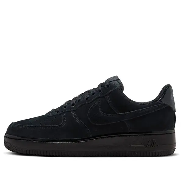 Nike Force 1 '07 Suede Sneakers - Black/anthracite/white