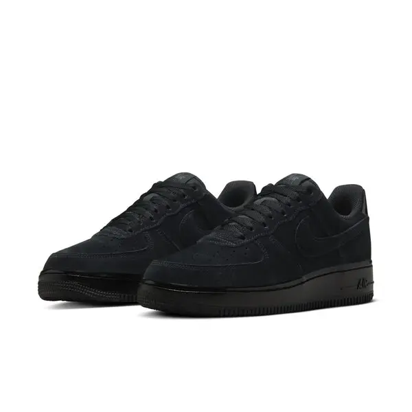 Nike Force 1 '07 Suede Sneakers - Black/anthracite/white
