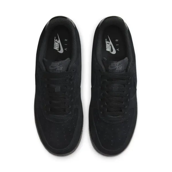 Nike Force 1 '07 Suede Sneakers - Black/anthracite/white