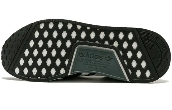 Adidas X A Bathing Ape Nmd_r1 Camouflage Sneakers - Black
