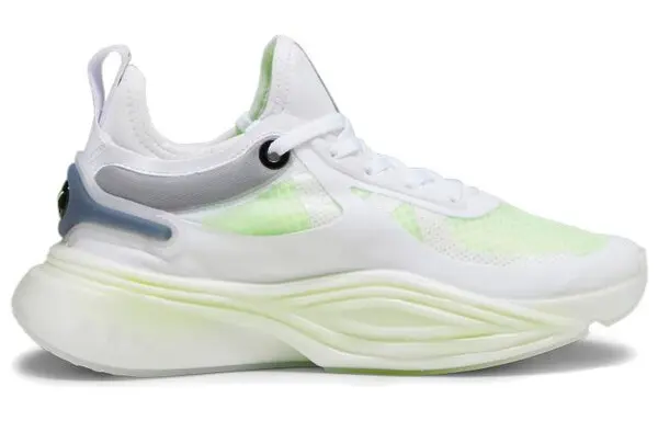 PUMA Pwr Xx Nitro Squared Athletic Sneakers - White/speed Green