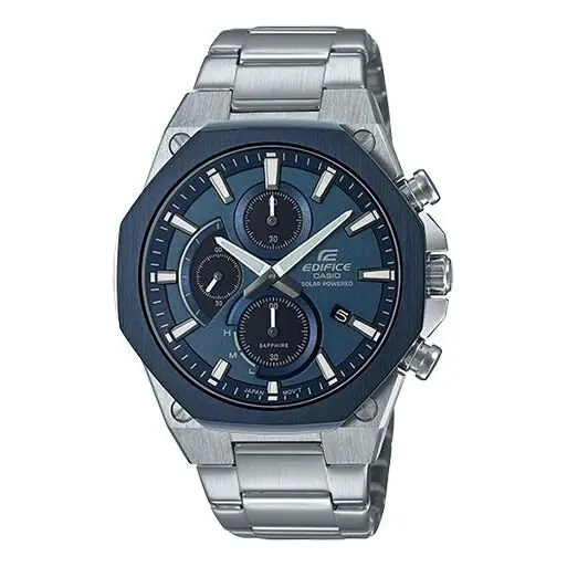 Casio Edifice Solar Powered Analog Watch - Blue