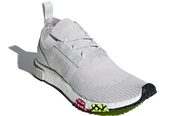 Adidas Nmd-racer Primeknit Sneakers - Grey/solar Pink