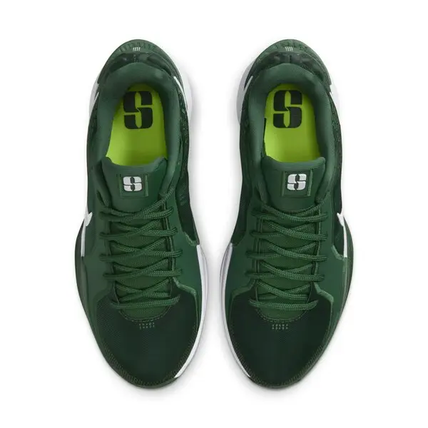 Nike Sabrina 2 Low Top Lace-up Athletic Sneakers - Gorge Green/white/volt