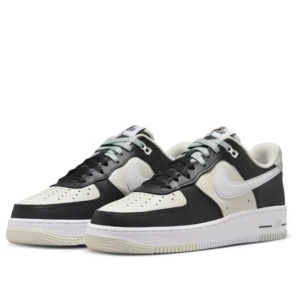 Nike Force 1 Low 'split' Sneakers - Black/light Silver-phantom-white
