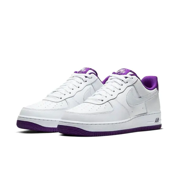 Nike Force 1 Low Sneakers - White/purple