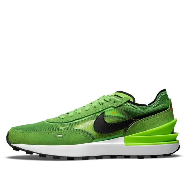 Nike Waffle One Casual Sneakers - Green/black