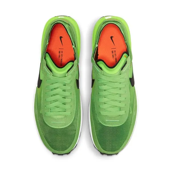 Nike Waffle One Casual Sneakers - Green/black