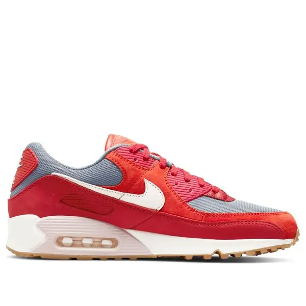Nike Max 90 Premium Sneakers - Red/gray