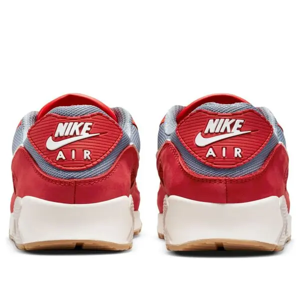Nike Max 90 Premium Sneakers - Red/gray