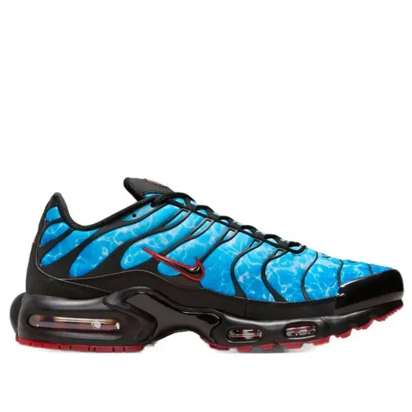 Nike Max Plus "shark Attack" Sneakers - Black/baltic Blue
