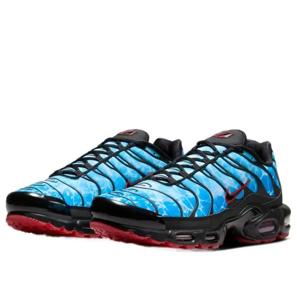 Nike Max Plus "shark Attack" Sneakers - Black/baltic Blue