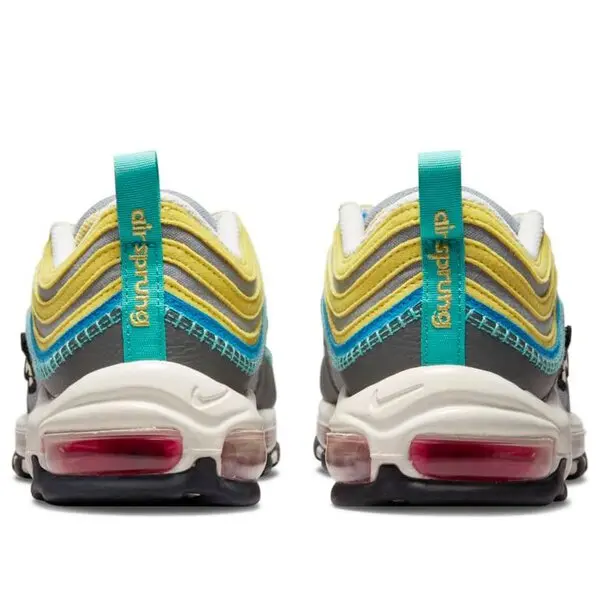 Nike Max 97 Se 'air Sprung' Sneakers - Grey/yellow/blue