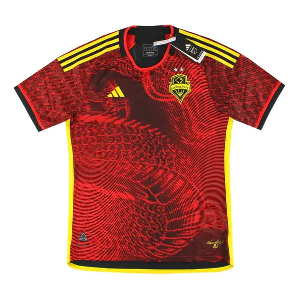 Adidas Seattle Sounders Fc 23/24 Authentic Away Asia Sizing - Red