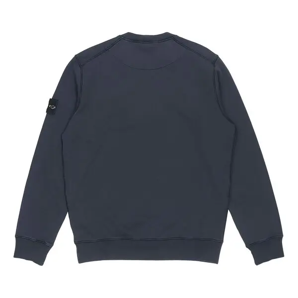 Stone Island Garment Dyed Crewneck Sweatshirt - Blue