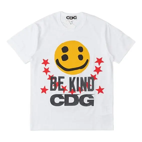Comme Des Garçons Cdg X Cactus Plant Flea Market Smiley Face Tee - White
