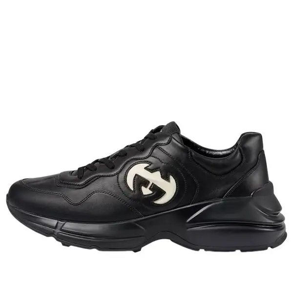 Gucci Rhyton "interlocking G" Sneakers - Black