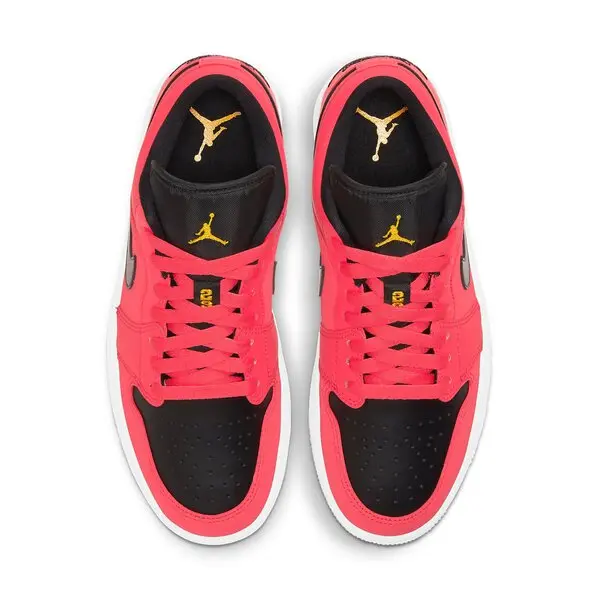 JORDAN 1 Low 'siren Red - Black/red