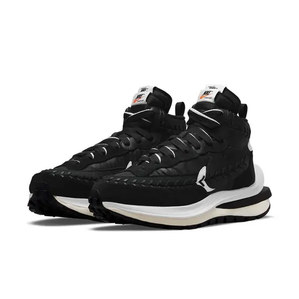 Nike X Sacai X Jean Paul Gaultier Vaporwaffle High Top Sneakers